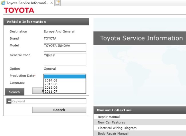 Toyota INNOVA (TGN4#) Service Repair Manual & EWD (2011-2016)