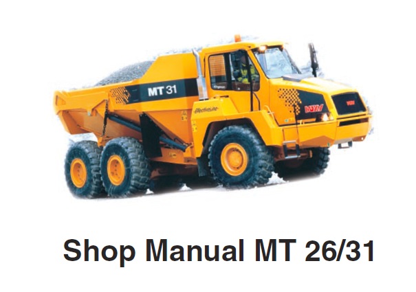 Moxy MT26, MT31 Articulated Dump Trucks Shop Manual