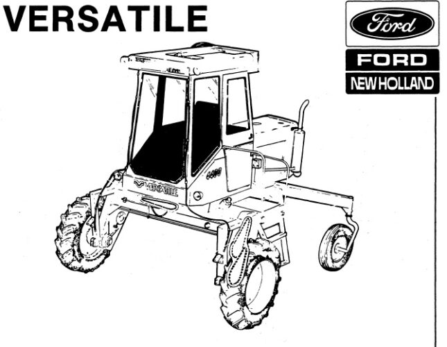 Ford 4400 (Versatile) Swather Tractor Service Repair Manual