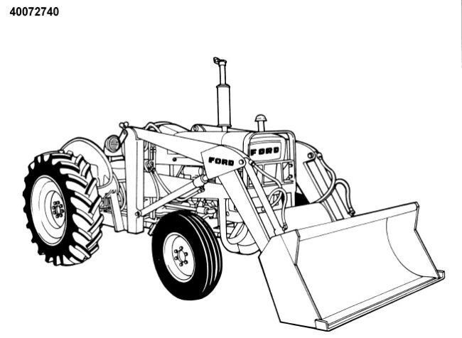 Ford 727, 730, 735 & 740 Loader Service Repair Manual