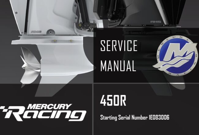 Mercury Mariner 450R Racing Outboards Service Manual